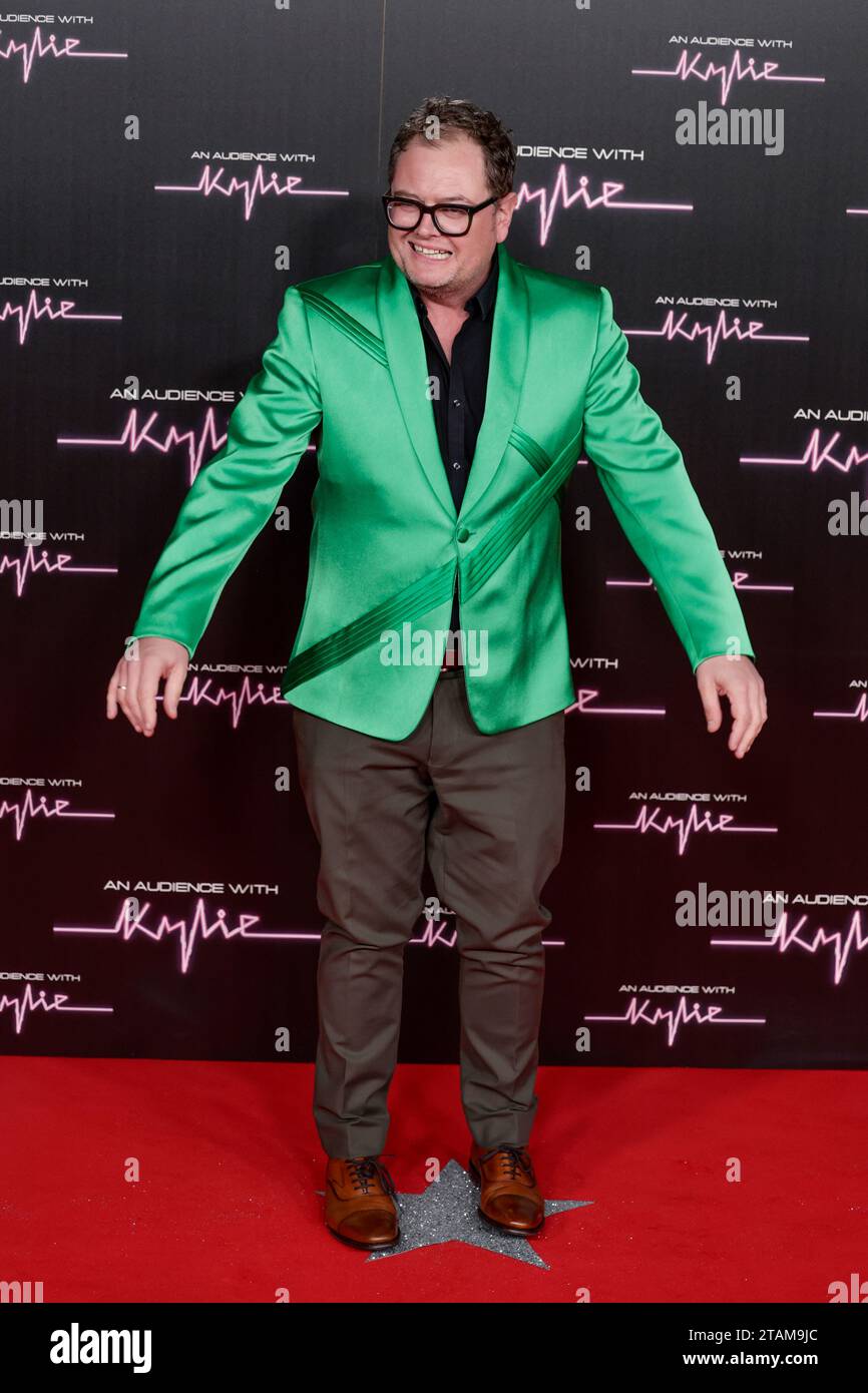 Alan Carr poses for photographers upon arrival for 'An Audience with ...