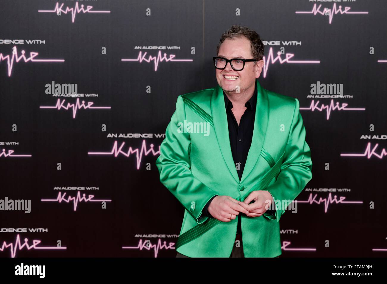 Alan Carr poses for photographers upon arrival for 'An Audience with ...