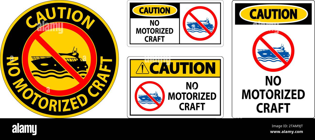 Personal watercraft prohibited Stock Vector Images - Alamy