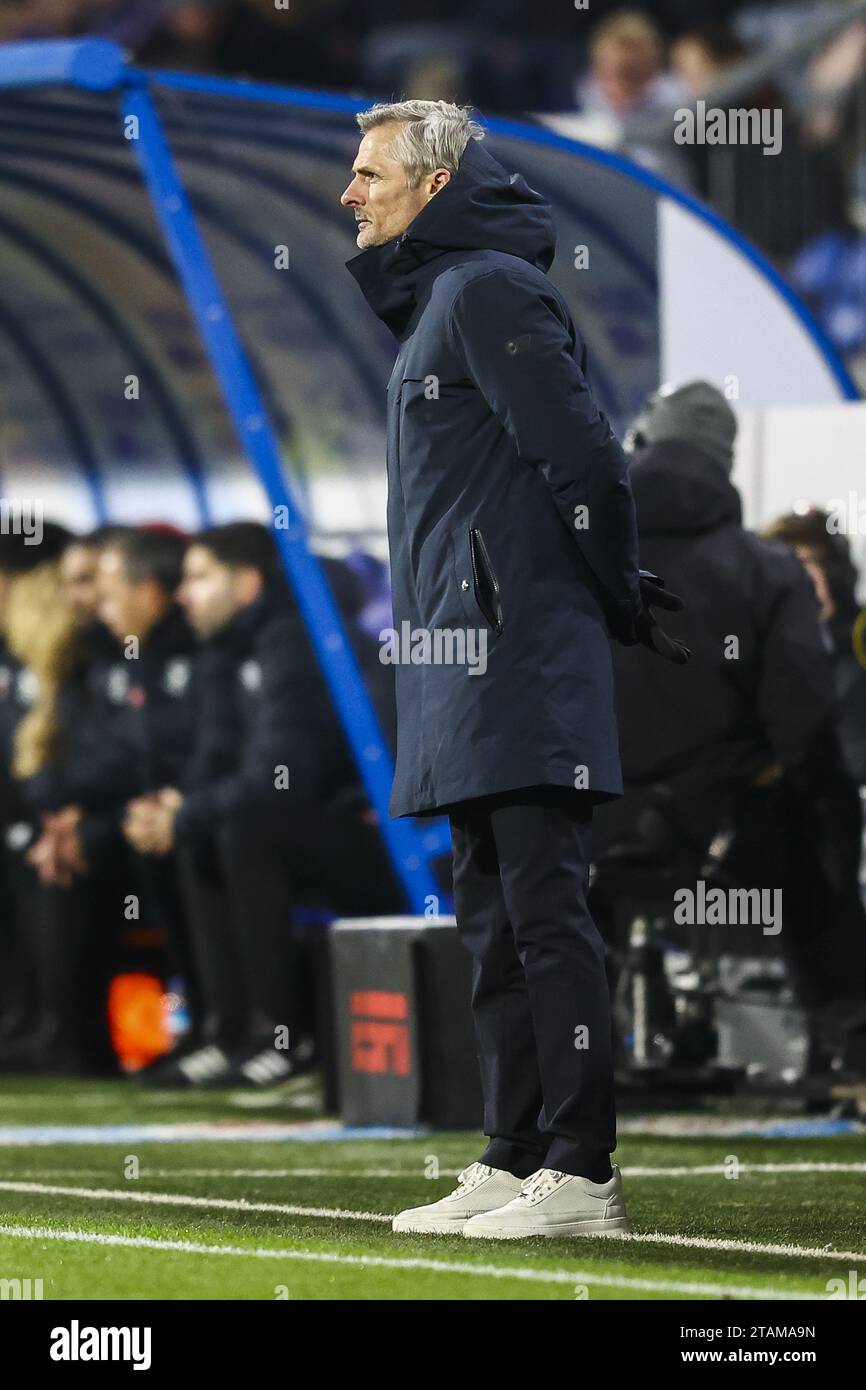 HEERENVEEN - Sc Heerenveen coach Kees van Wonderen during the Dutch ...