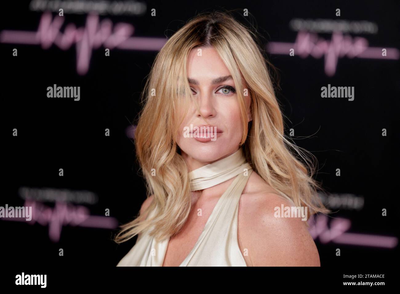 Abbey Crouch poses for photographers upon arrival for 'An Audience with ...