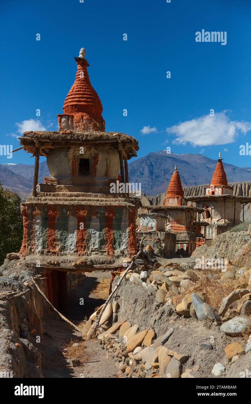 Chortens are three dimentional mandalas representing the various states ...