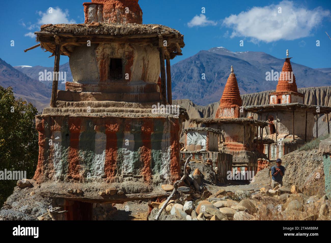 Chortens are three dimentional mandalas representing the various states ...