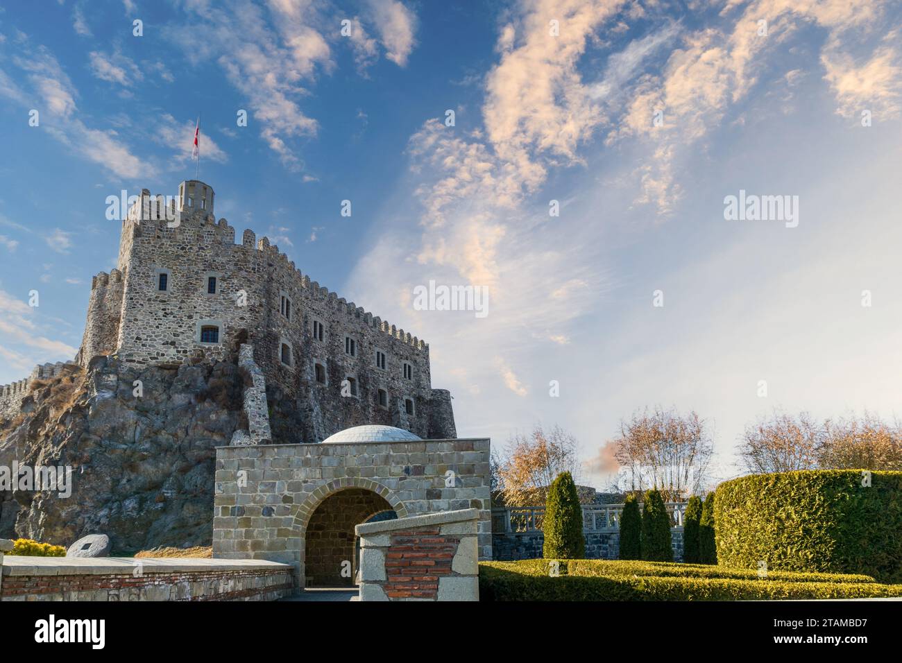 Rabati Castle fortress view in Akhaltsikhe town, Georgia. A famous ...
