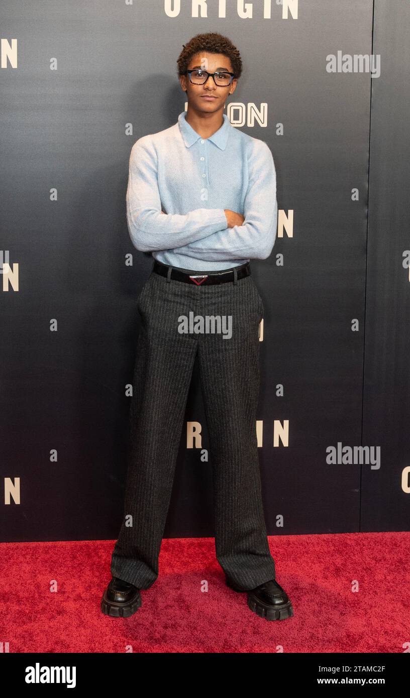 Jaden Michael attends the "Origin" New York premiere at Alice Tully ...