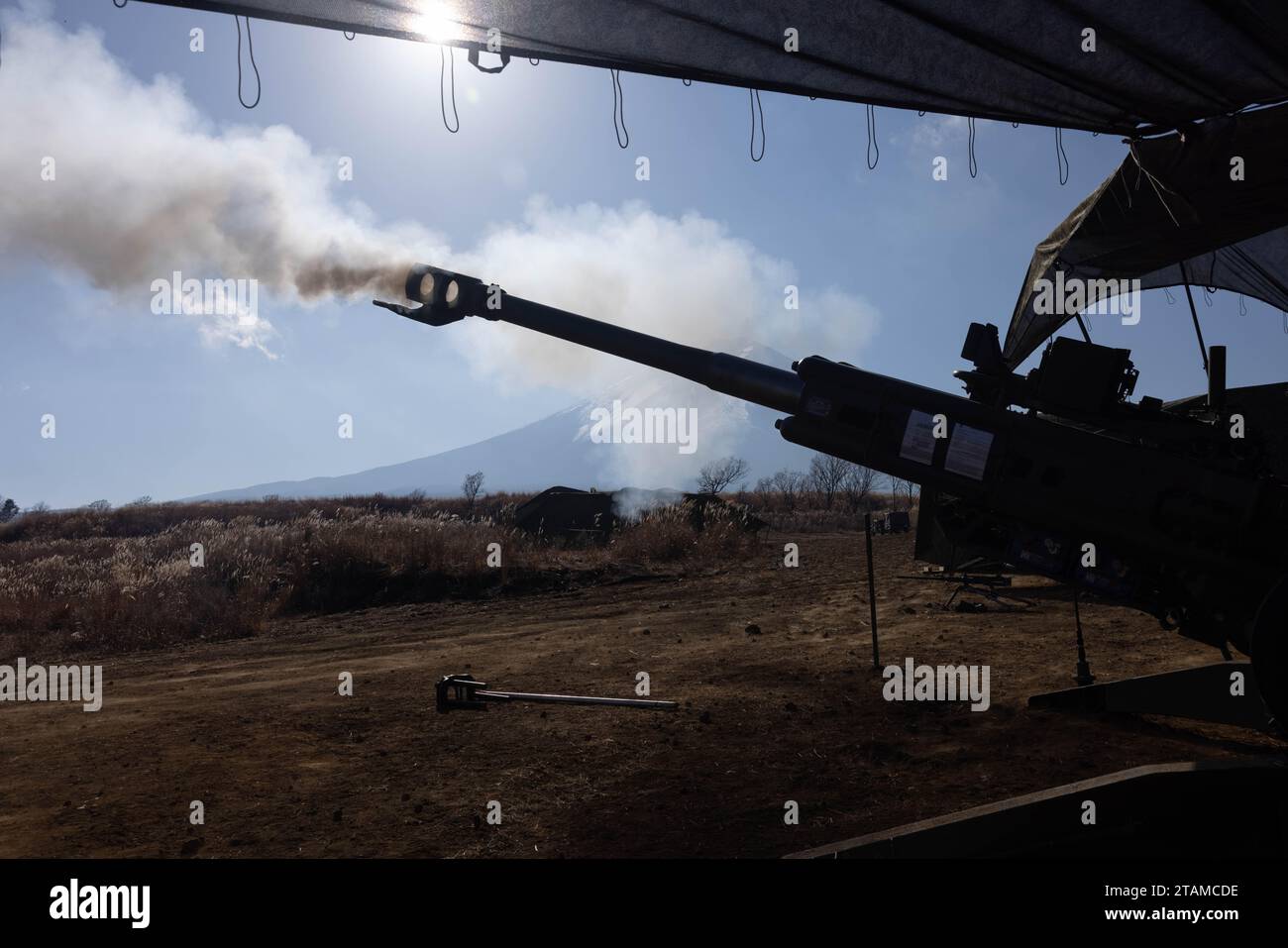 U.S. Marines fire an M777 Howitzer during Artillery Relocation Training ...