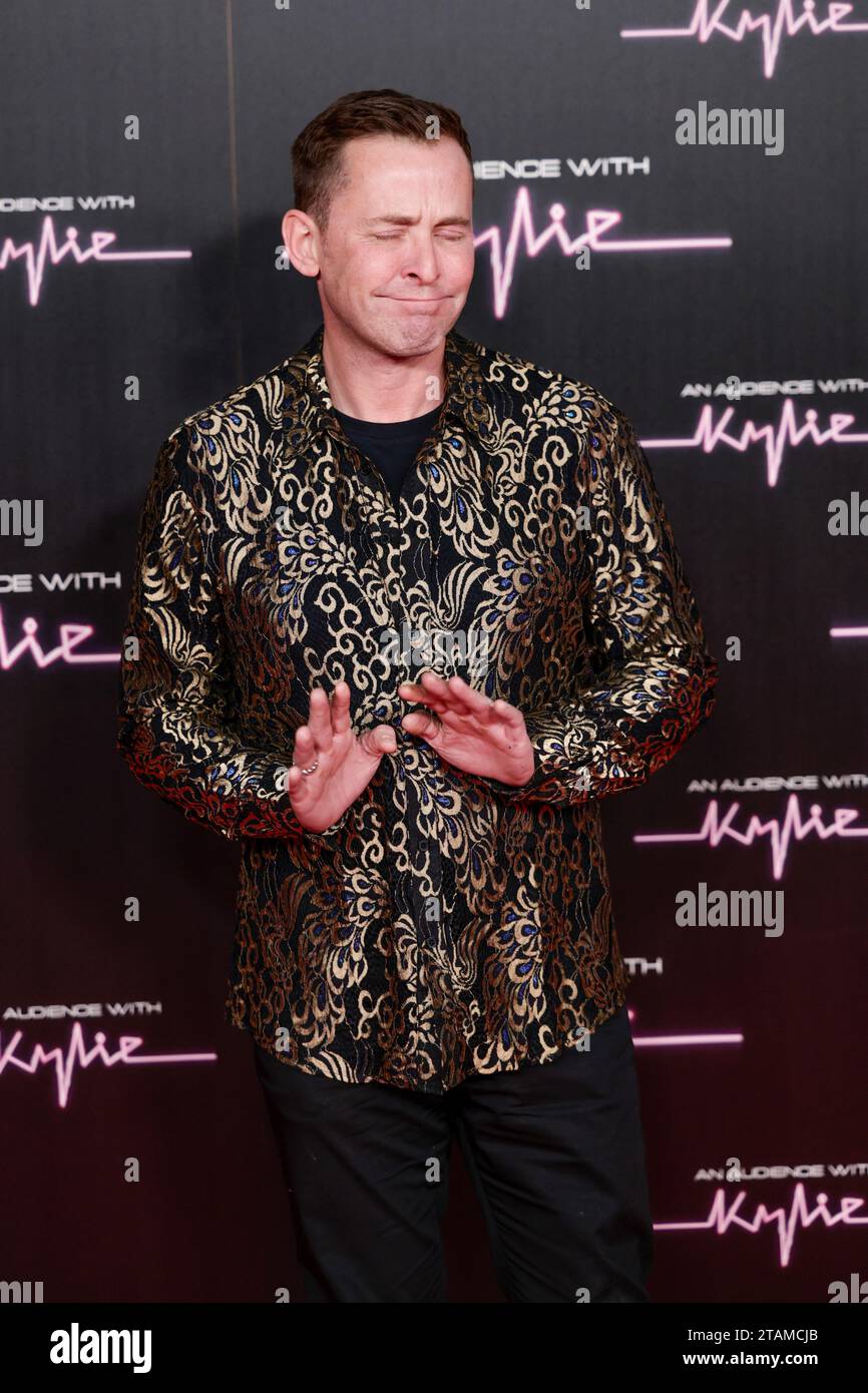 Scott Mills poses for photographers upon arrival for 'An Audience with ...