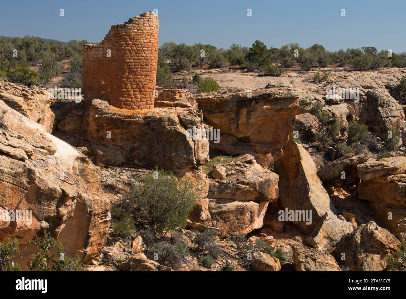 Tower Point Ruin, Hovenweep National Monument-Horseshoe Unit, Colorado ...