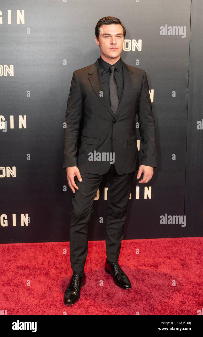 New York, USA. 30th Nov, 2023. Finn Wittrock attends the "Origin" New York premiere at Alice ...