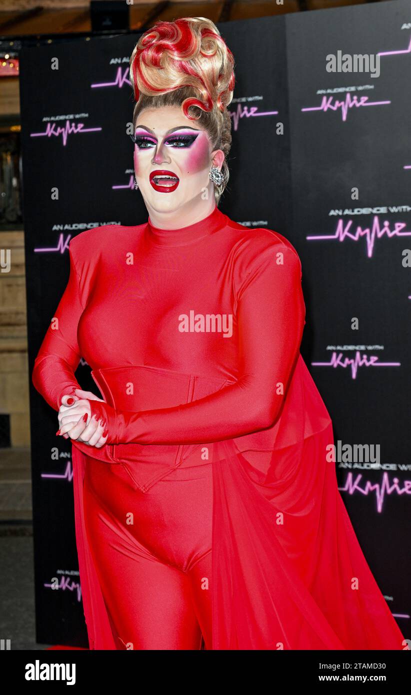 London, UK. 01st Dec, 2023. Lawrence Chaney arrives for 'An Audience ...