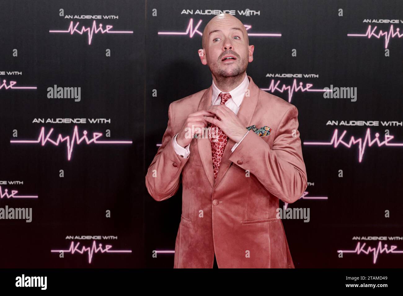 Tom Allen poses for photographers upon arrival for 'An Audience with ...