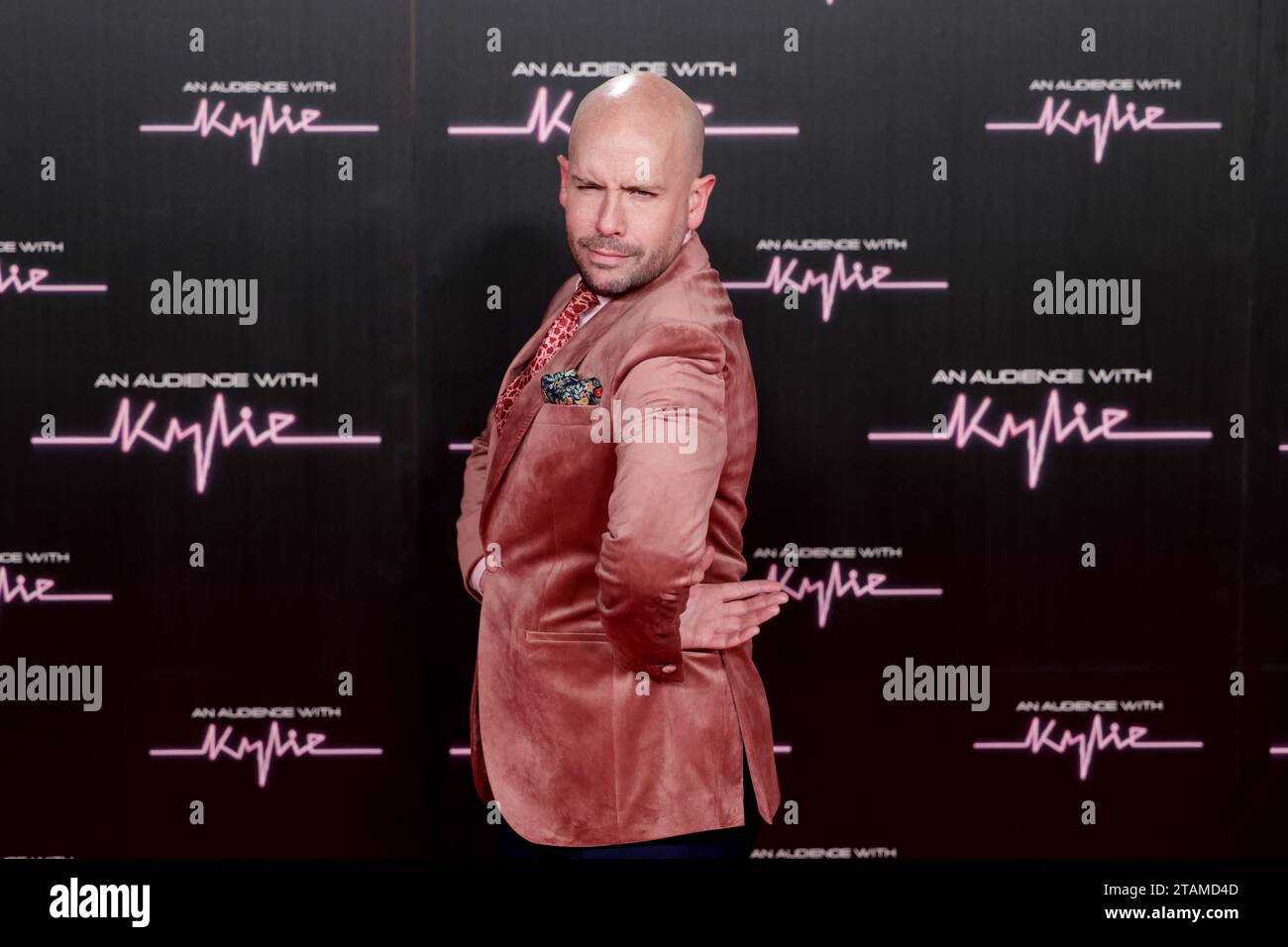 Tom Allen poses for photographers upon arrival for 'An Audience with ...