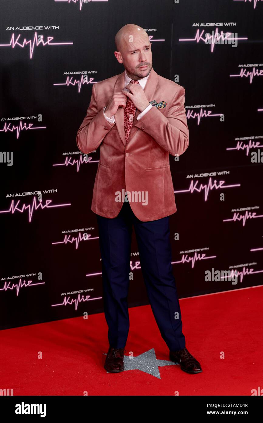 Tom Allen poses for photographers upon arrival for 'An Audience with ...