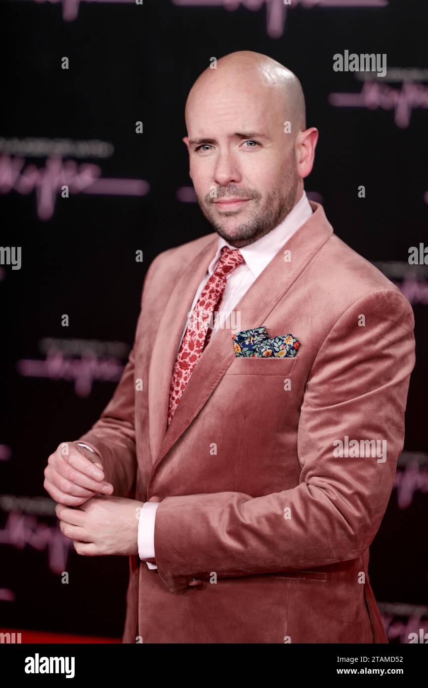 Tom Allen poses for photographers upon arrival for 'An Audience with ...