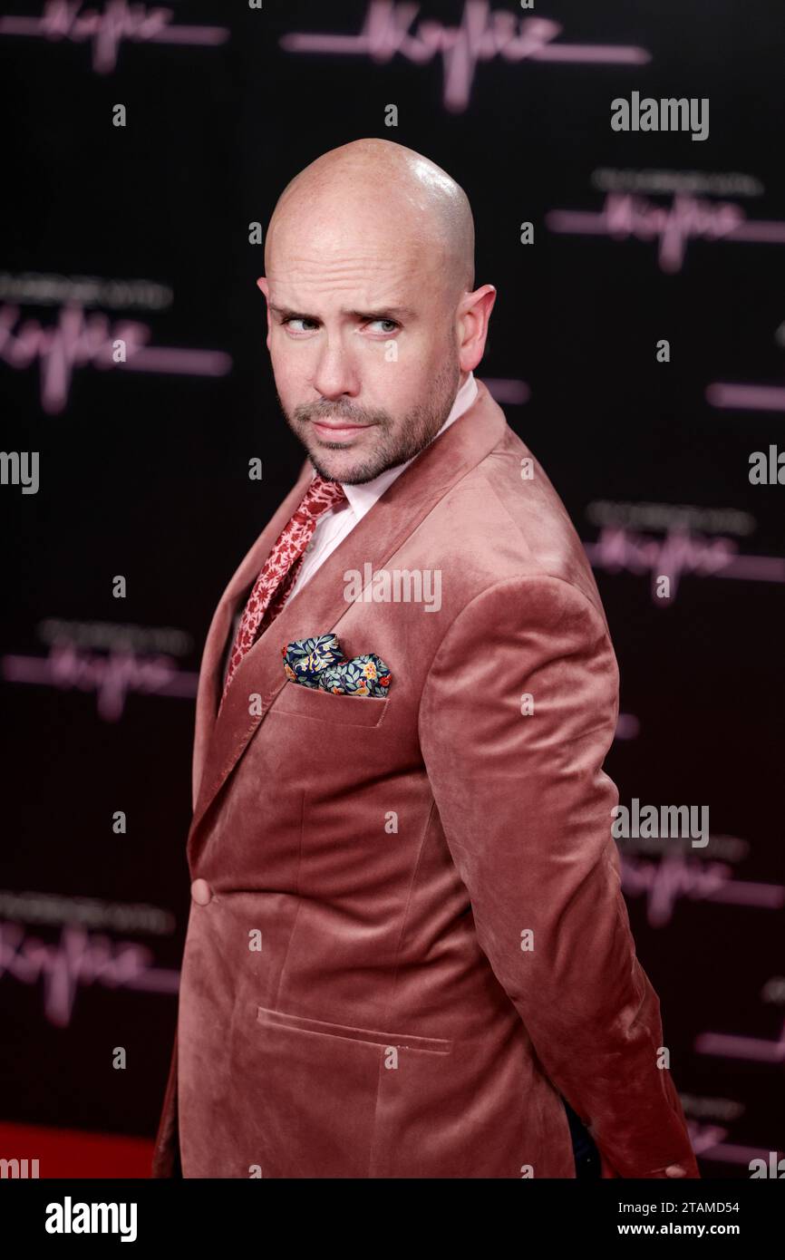 Tom Allen poses for photographers upon arrival for 'An Audience with ...