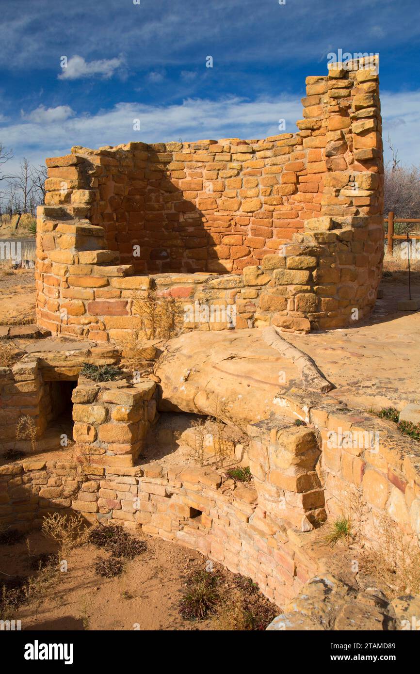 Cedar Tree Tower, Mesa Verde National Park, Colorado Stock Photo - Alamy