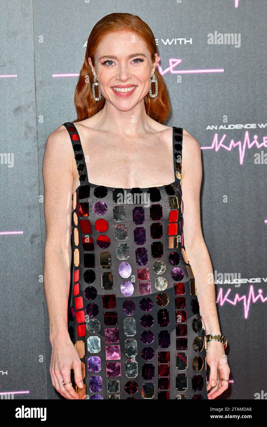 London, UK. 01st Dec, 2023. Angela Scanlon arrives for 'An Audience ...