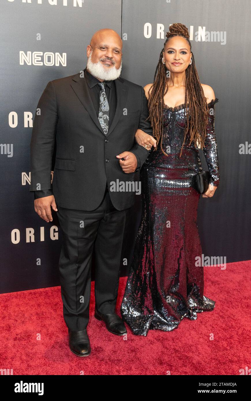 New York, USA. 30th Nov, 2023. Paul Garnes and Ava DuVernay attend the ...