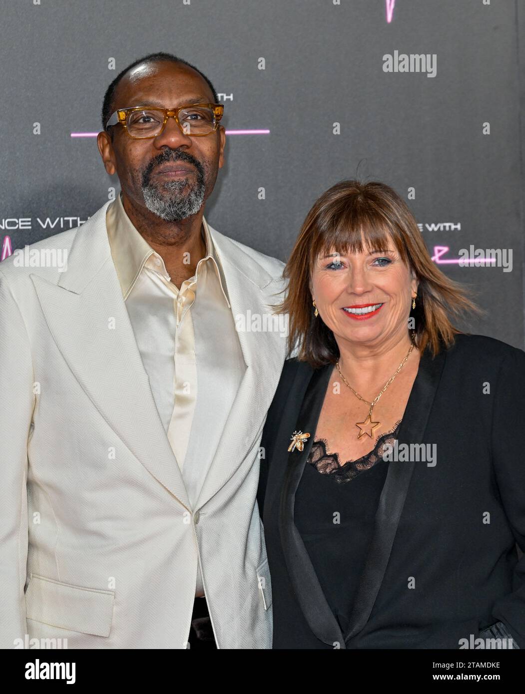 London, UK. 01st Dec, 2023. Sir Lenny Henry and Lisa makin arrive for ...