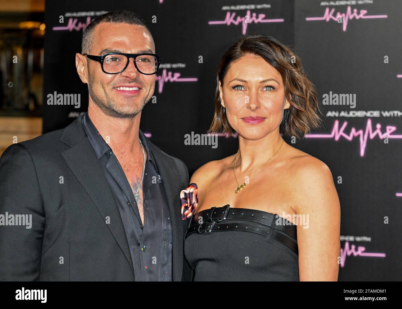 London, UK. 01st Dec, 2023. (L-R) Matt Willis and Emma Willis arrive ...