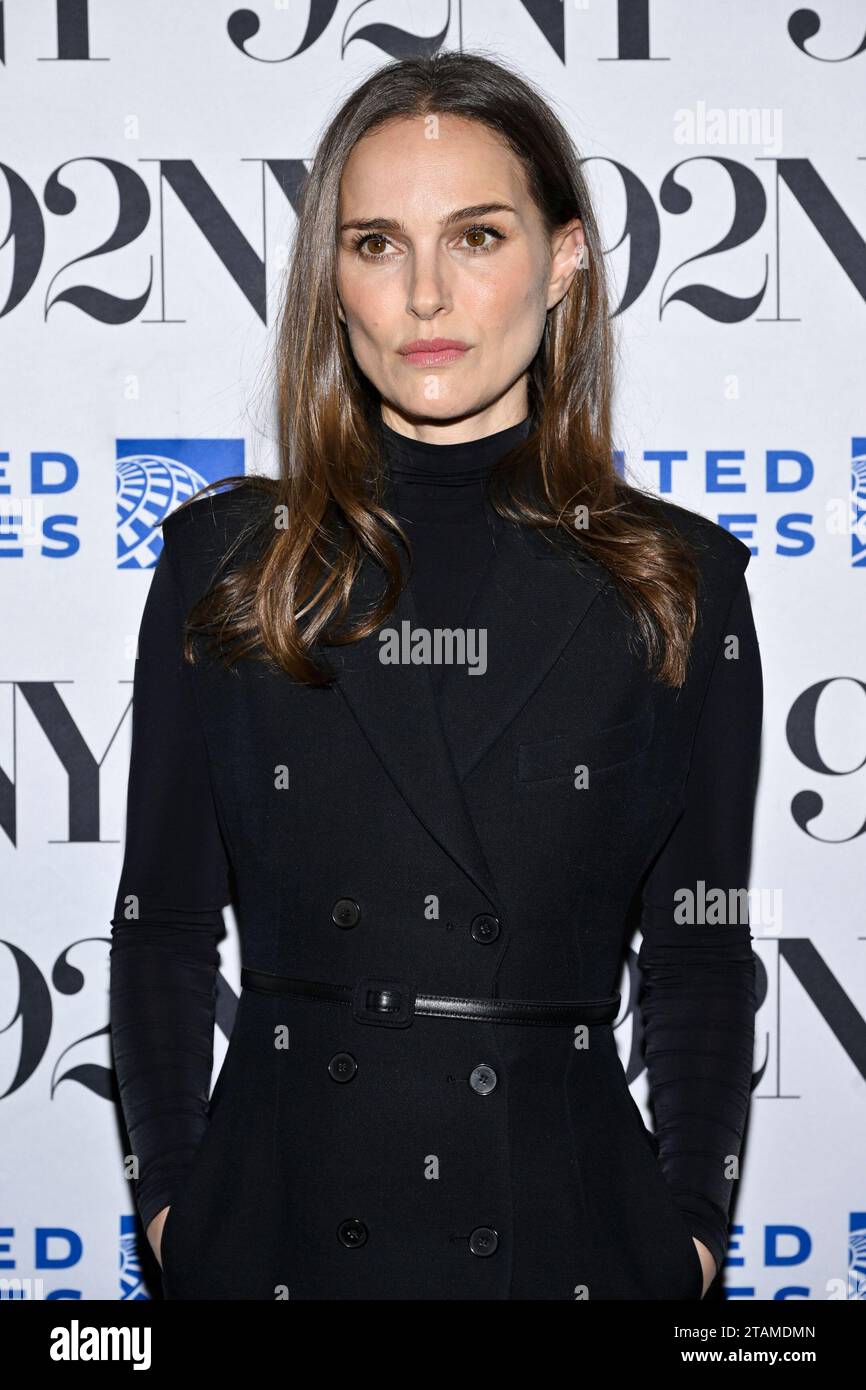 Natalie Portman from the cast of "May December" poses backstage at The ...