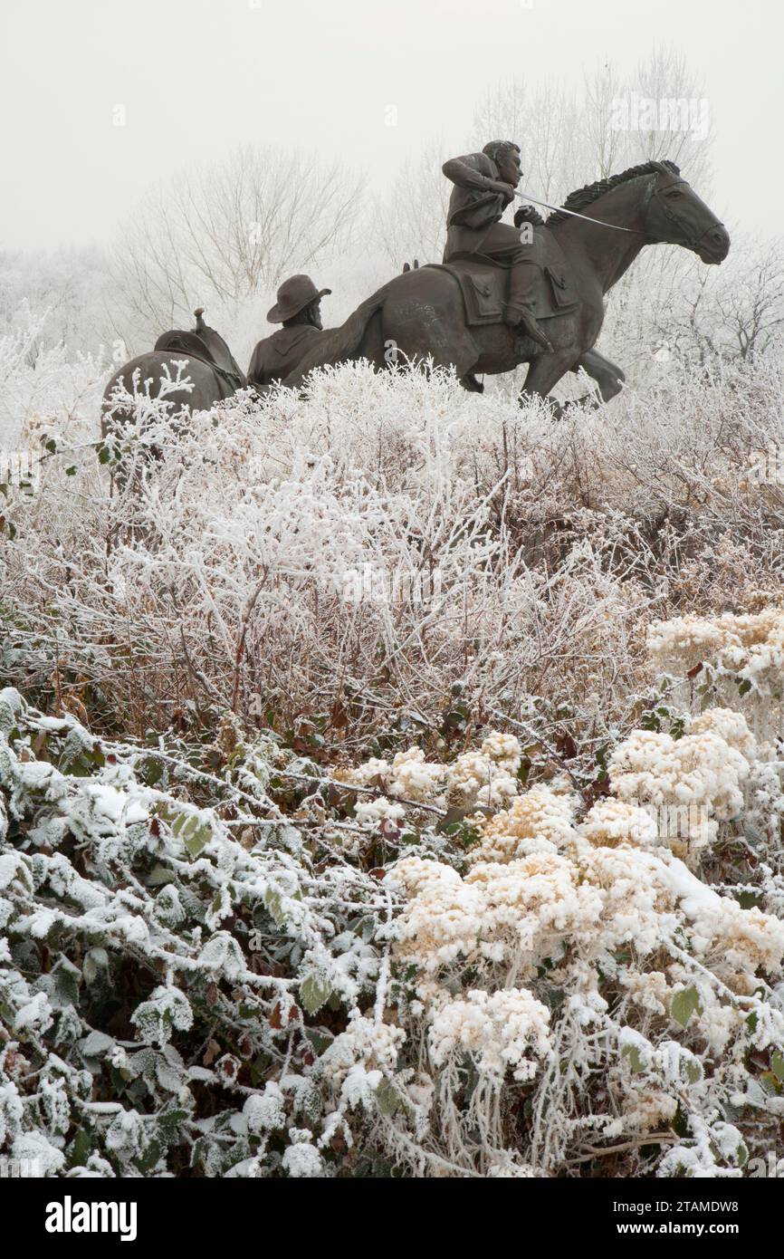 National Pony Express Monument statue, This is the Place Heritage Park ...