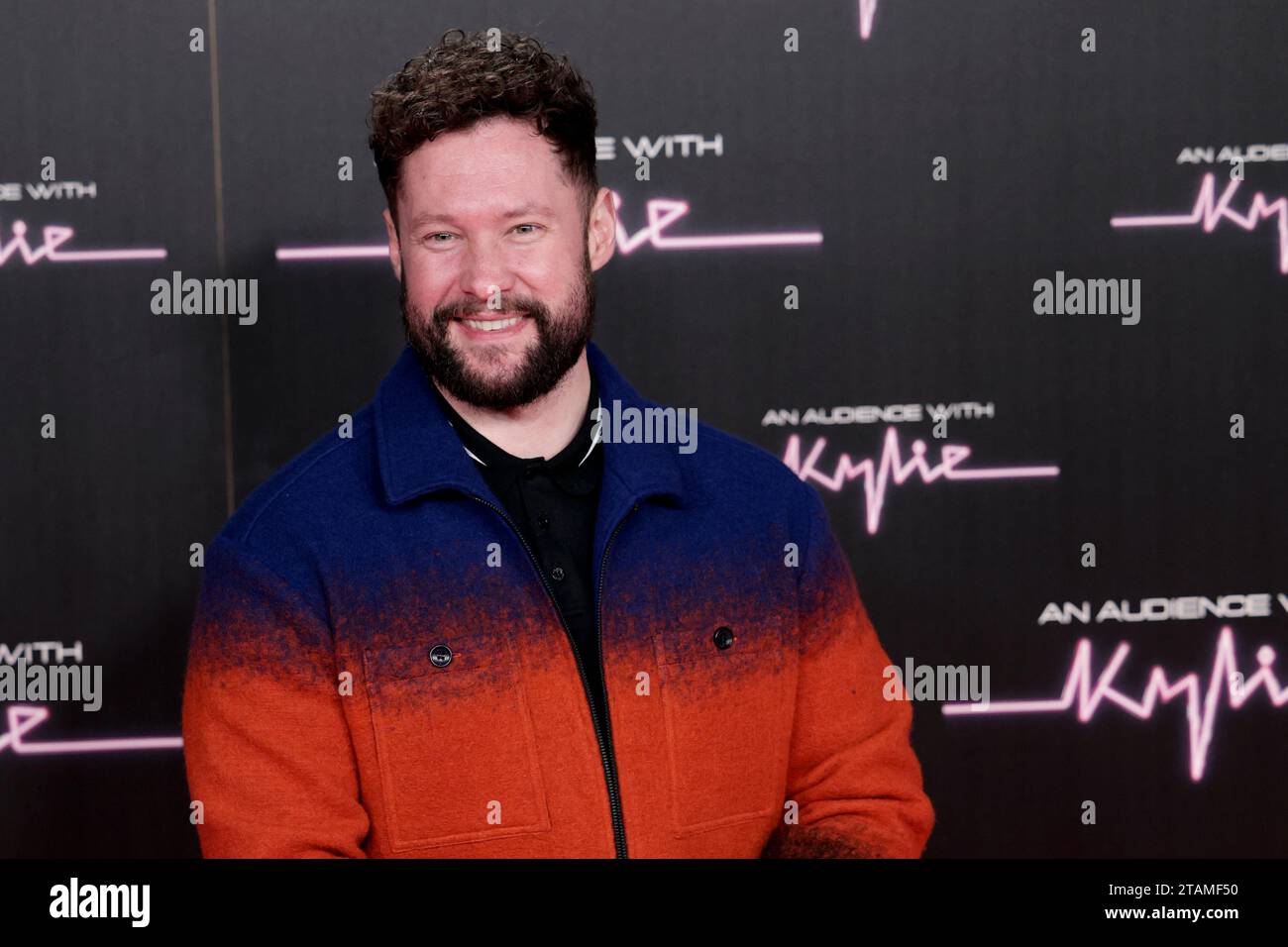 Calum Scott poses for photographers upon arrival for 'An Audience with ...
