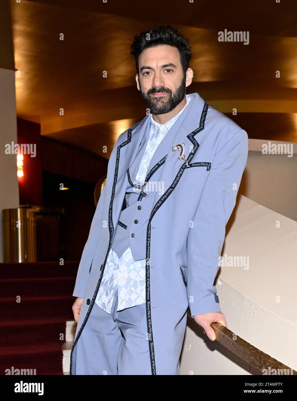Morgan Spector poses during a cast photo call for HBO's "The Gilded Age ...