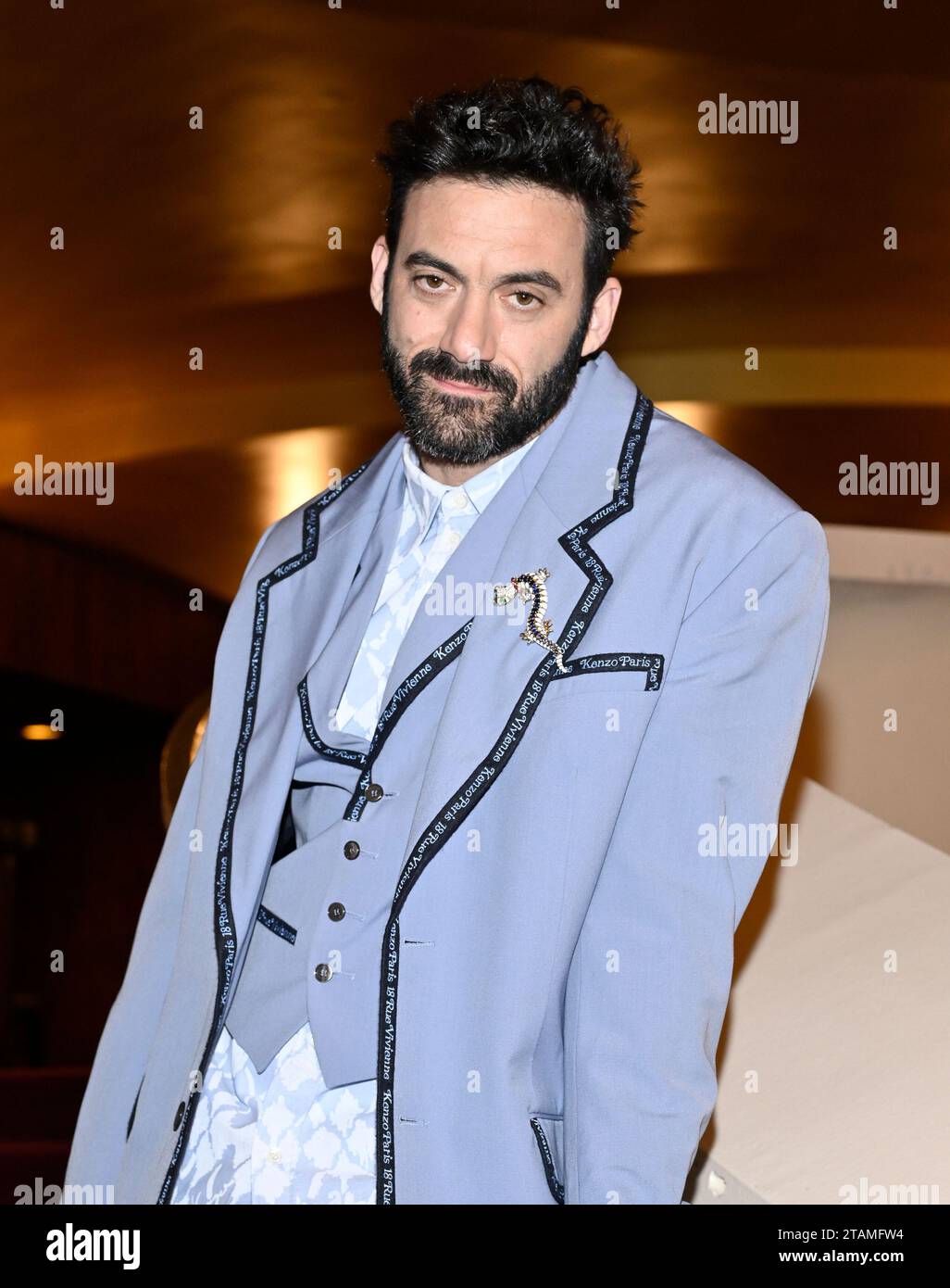 Morgan Spector poses during a cast photo call for HBO's "The Gilded Age ...