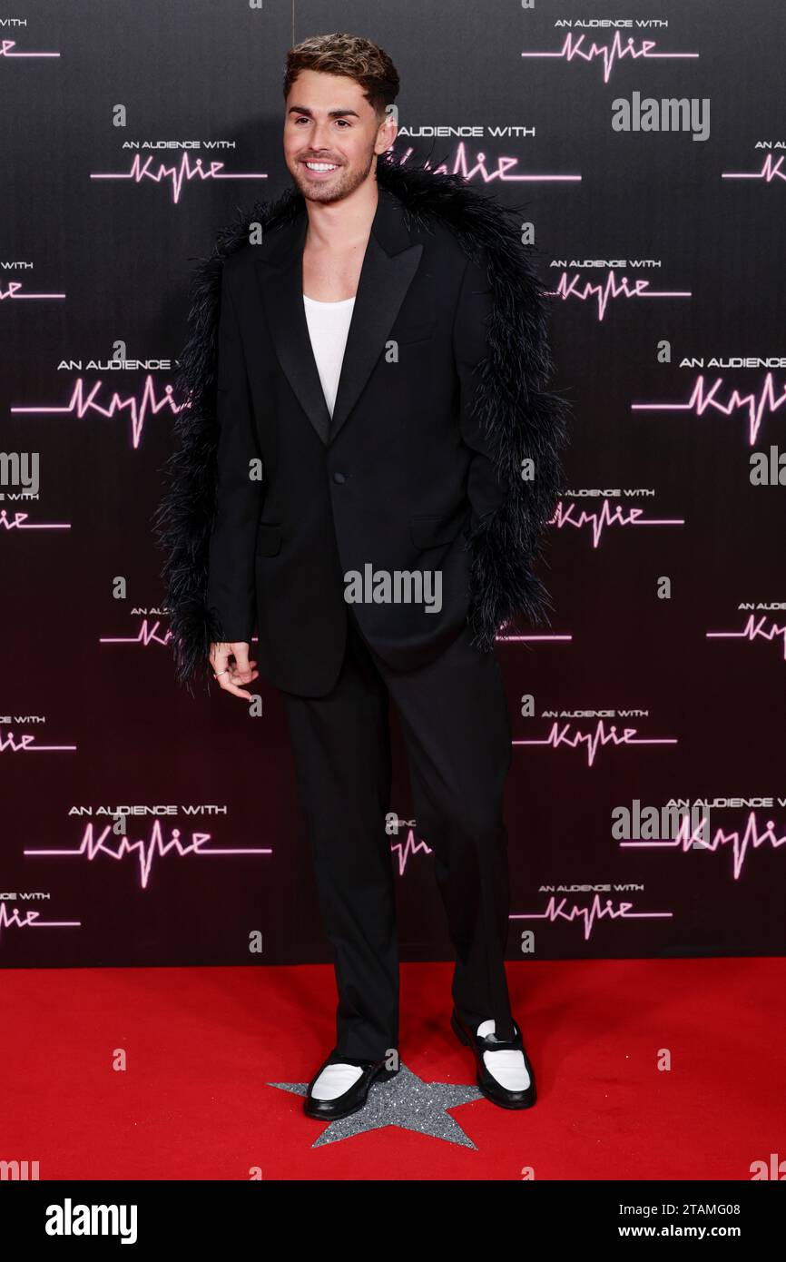 Joe Baggs poses for photographers upon arrival for 'An Audience with ...