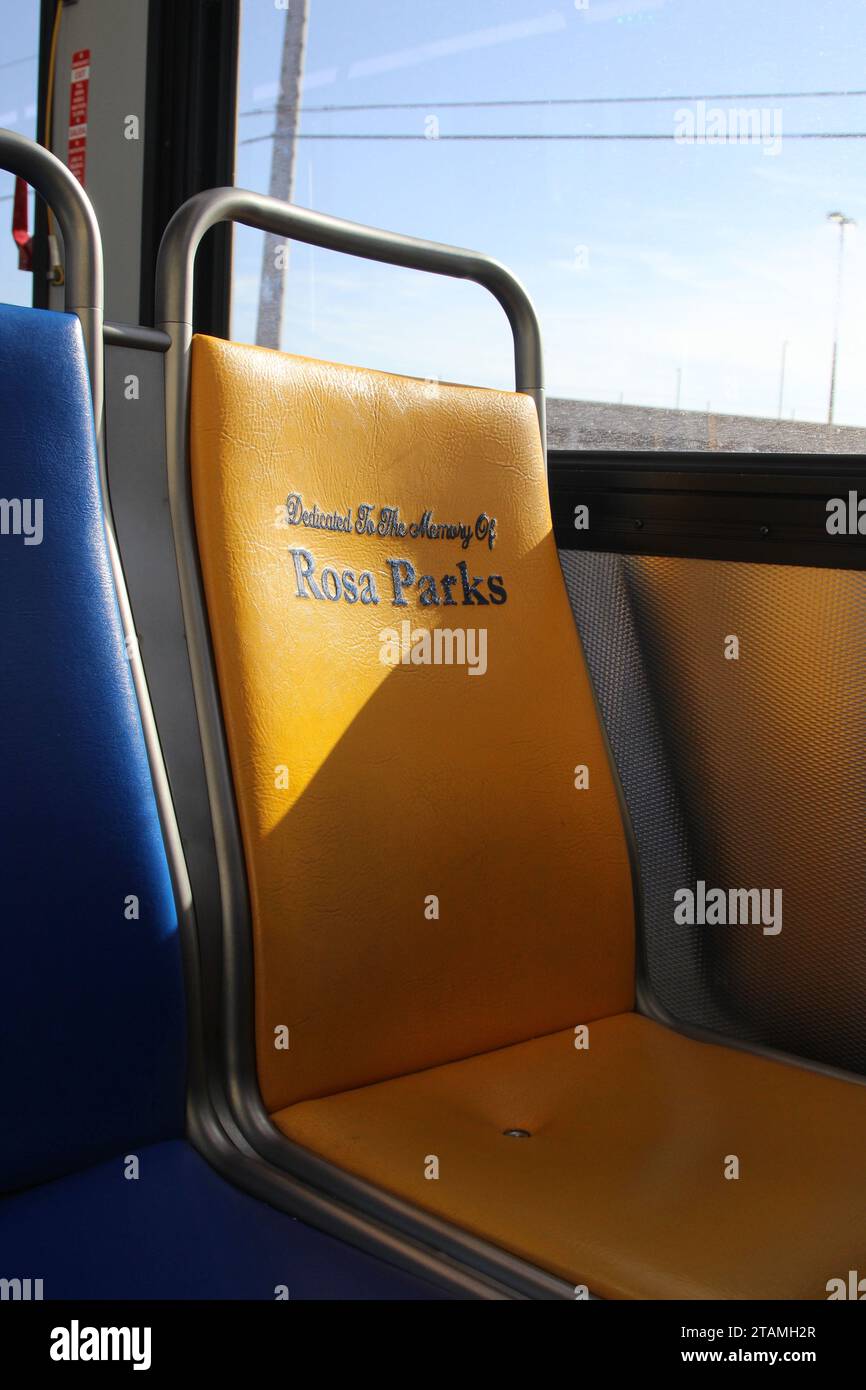 San Antonio, USA. 01st Dec, 2023. One seat on many VIA Metropolitan ...