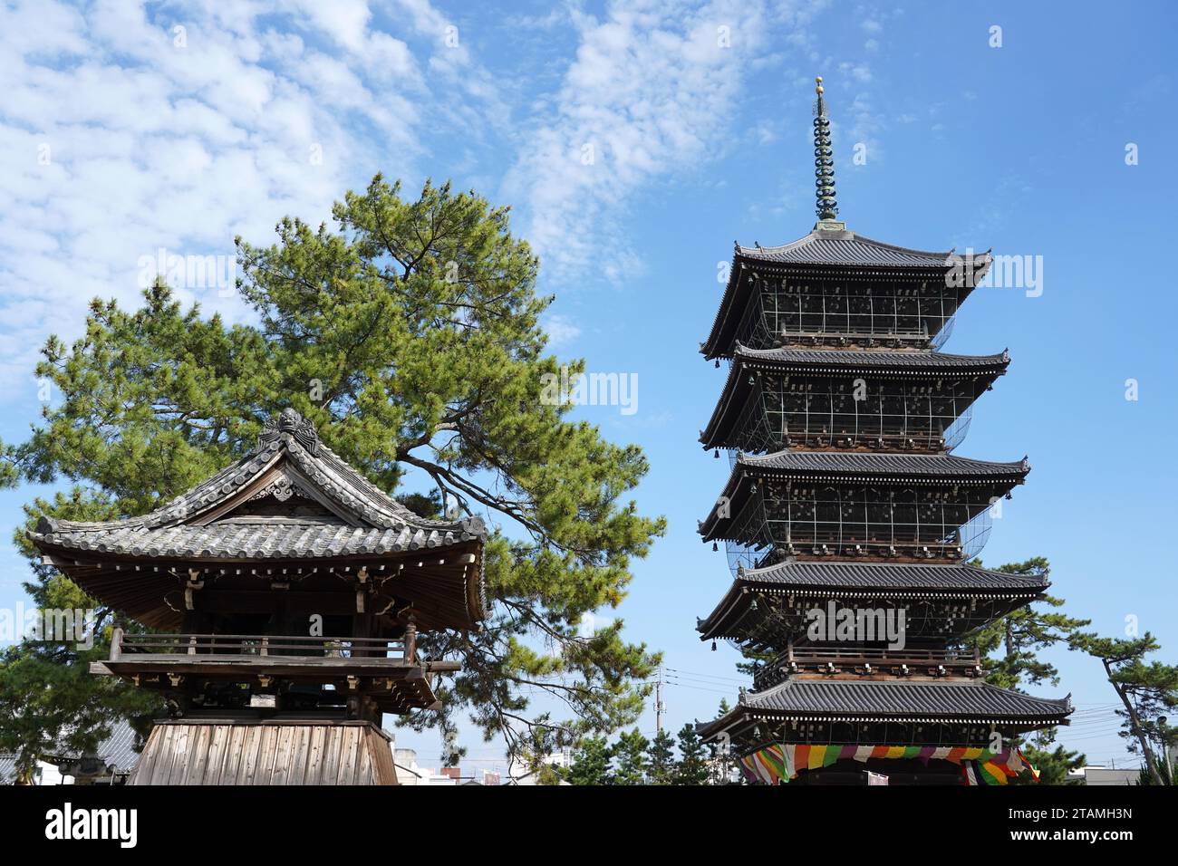 Zentuji temple in Kagawa, Japan. Zentuji is a shingon buddhist temple ...