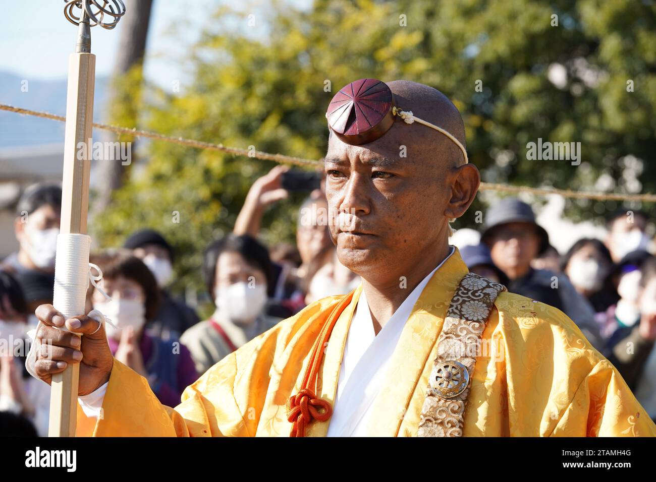 Kagawa, Japan - November 23th 2023: Sacred bonfires during Japanese ...
