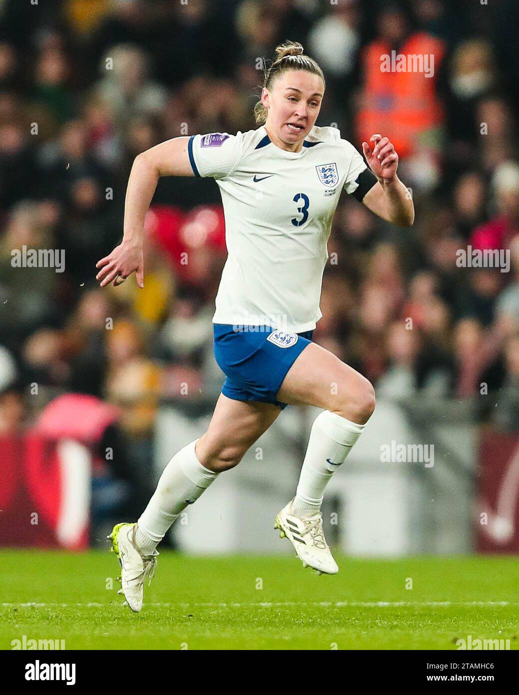 England's Niamh Charles in action during the England Women v ...