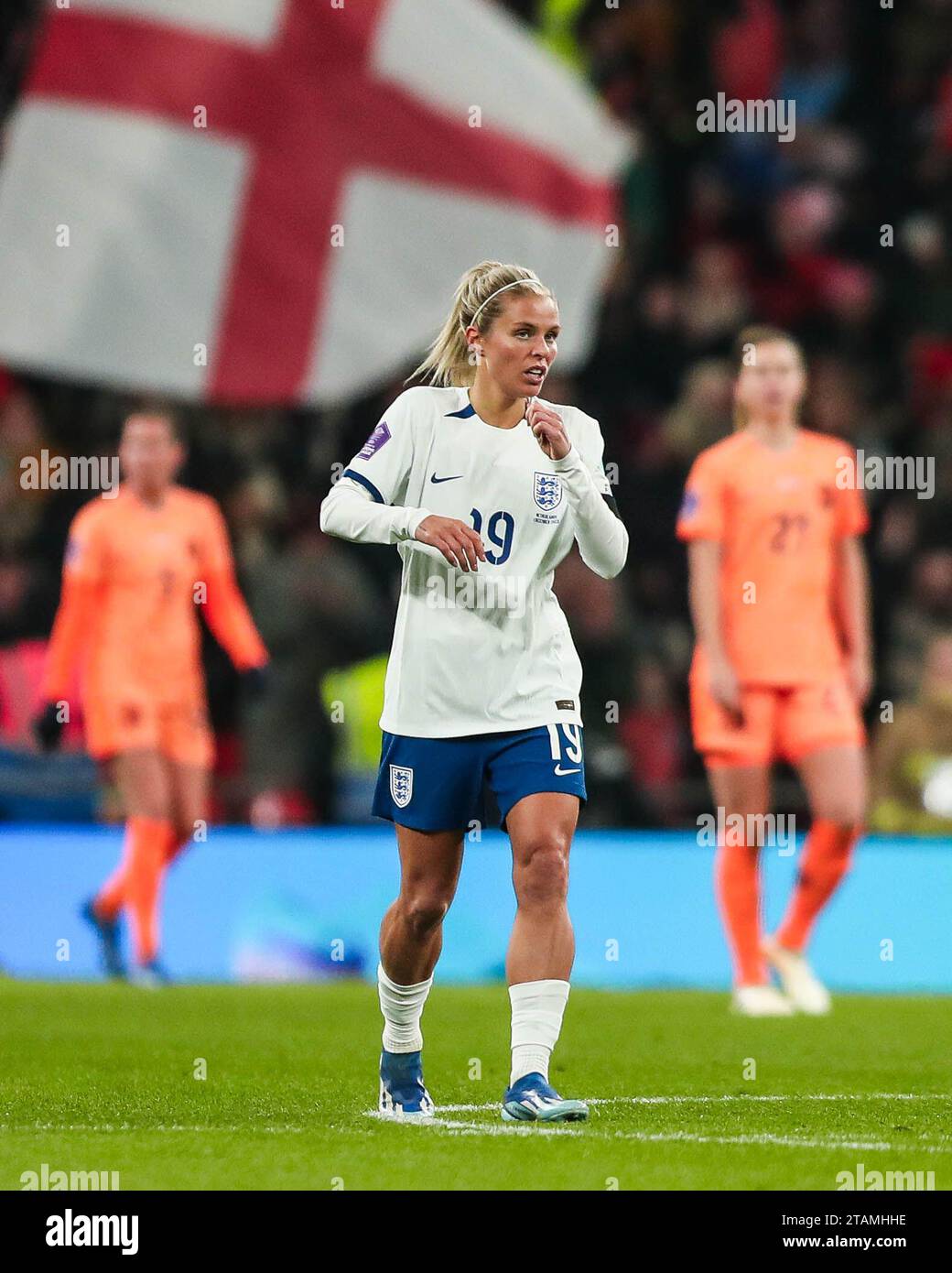 England's Rachel Daly during the England Women v Netherlands Women UEFA ...