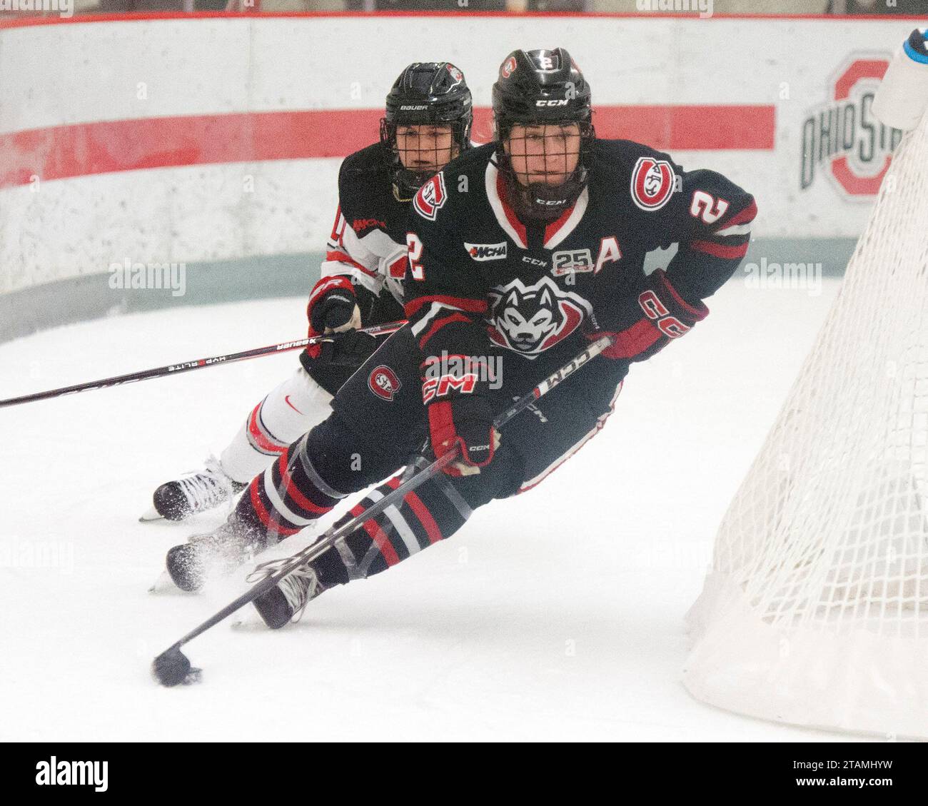 December 1, 2023: St. Cloud State Huskies defenseman Dayle Ross (2 ...