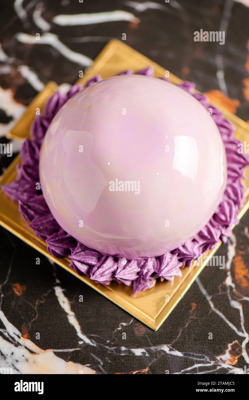 Ube cheesecake hi-res stock photography and images - Alamy