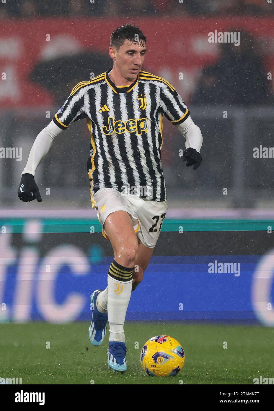 Monza, Italy. 1st Dec, 2023. Andrea Cambiaso of Juventus during the ...
