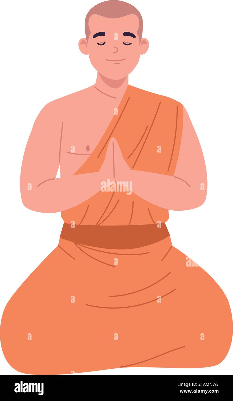 Bald monk Cut Out Stock Images & Pictures - Alamy