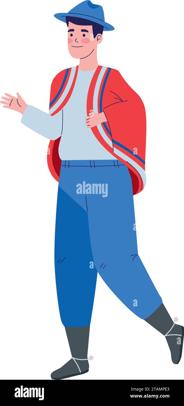 Hand woven costume Stock Vector Images - Alamy