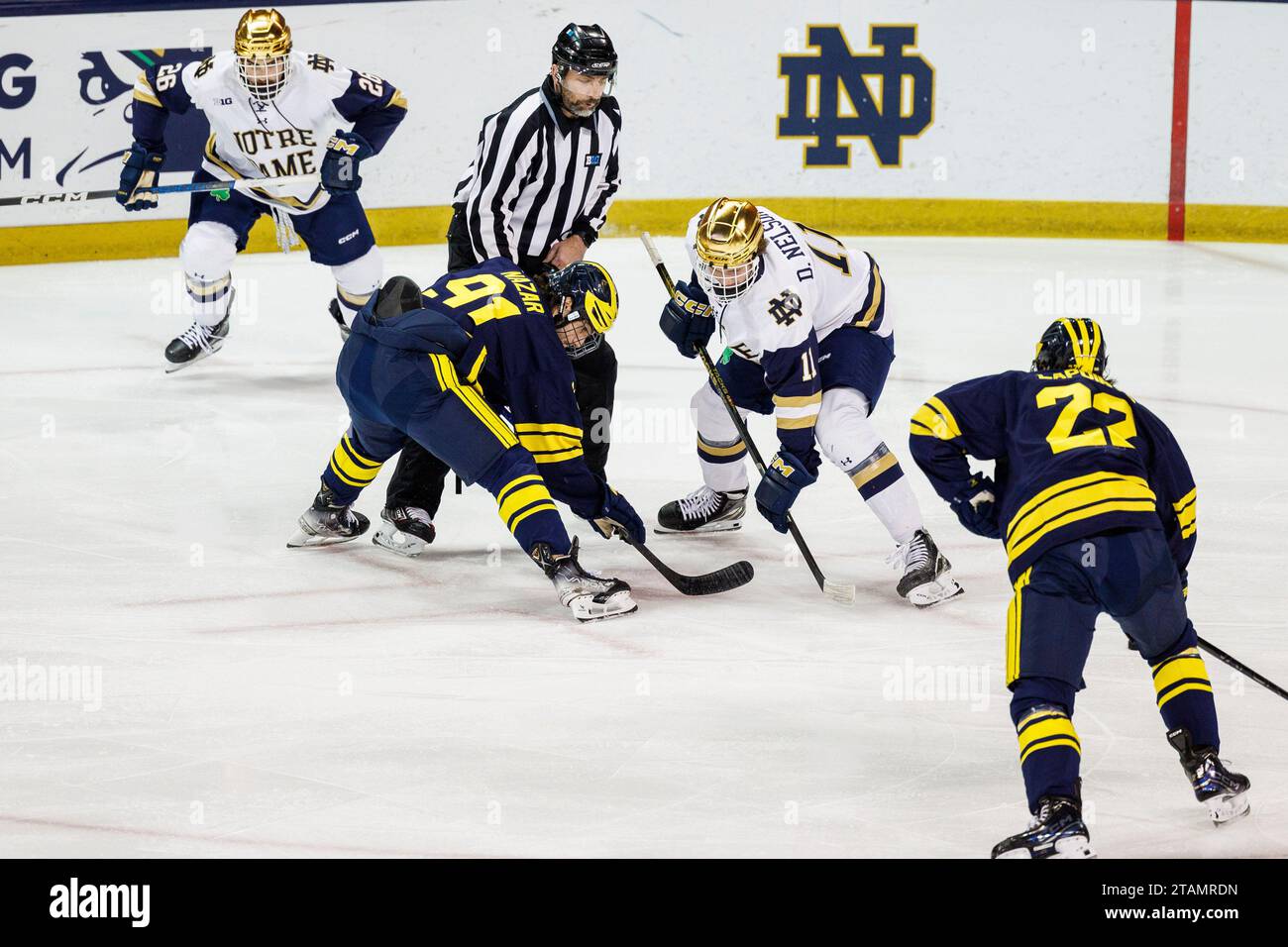 USA. 01st Dec, 2023. December 01, 2023: Michigan forward Frank Nazar ...