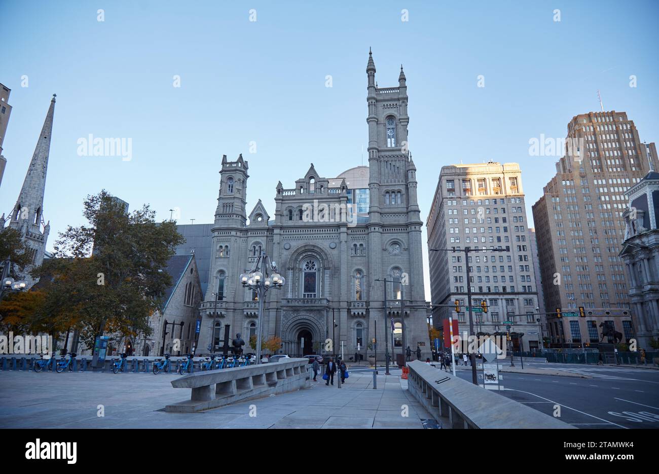 Pennsylvania philadelphia historic masonic temple hi-res stock ...