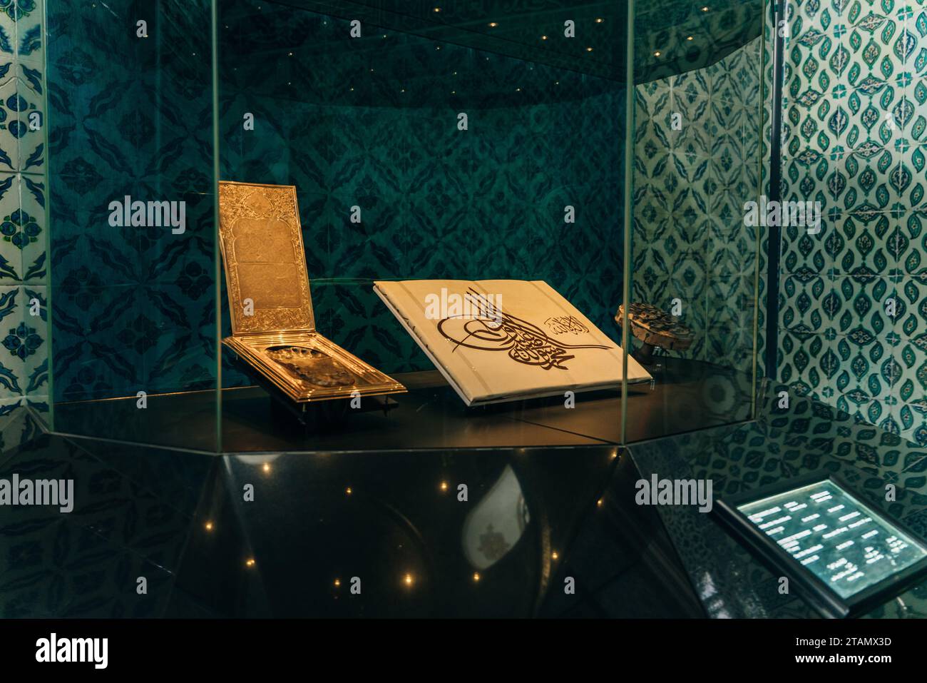 Istanbul, Turkey - January 2023 Interiors and exhibits in Topkapi ...