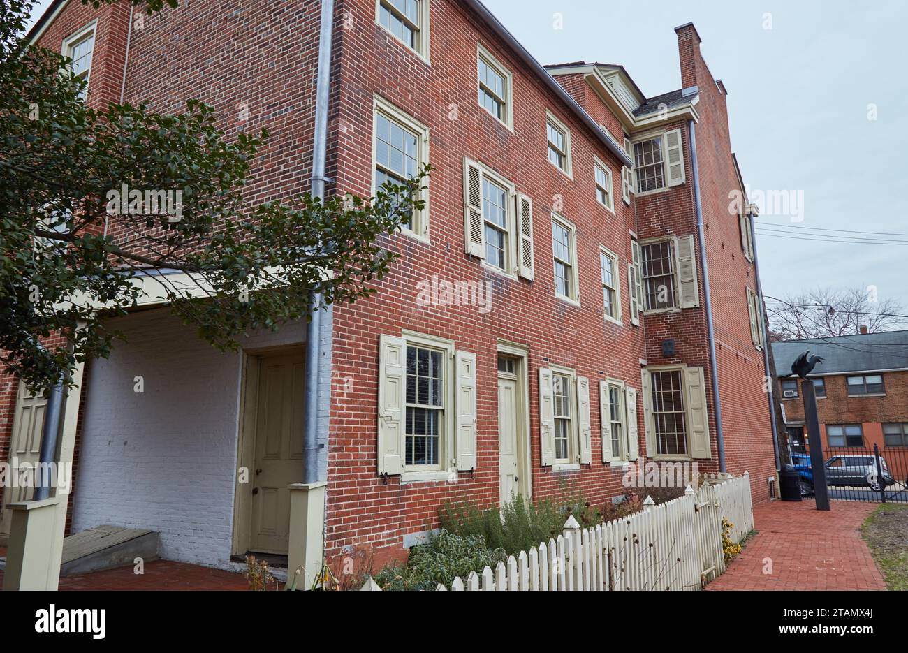Edgar Allen Poe House in Philadelphia, Pennsylvania Stock Photo - Alamy