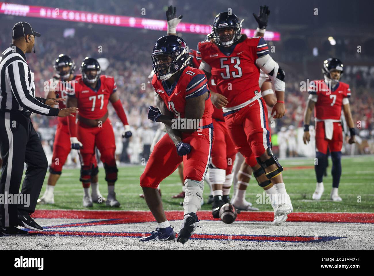 Lynchburg, Virginia, USA. 1st Dec, 2023. Liberty Flames running back ...