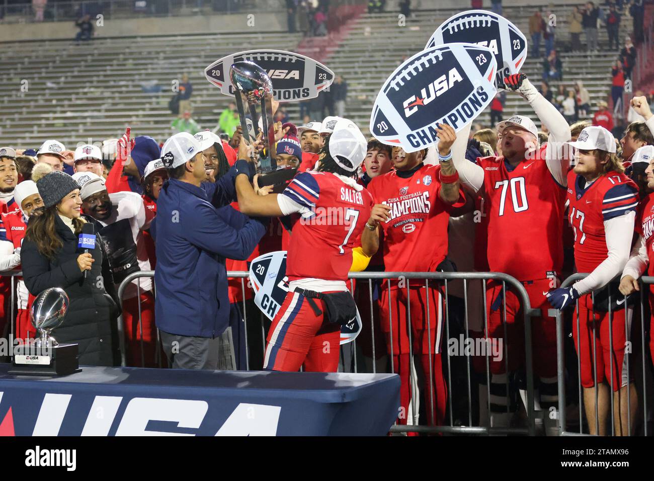 Lynchburg, Virginia, USA. 1st Dec, 2023. Liberty Flames head coach ...