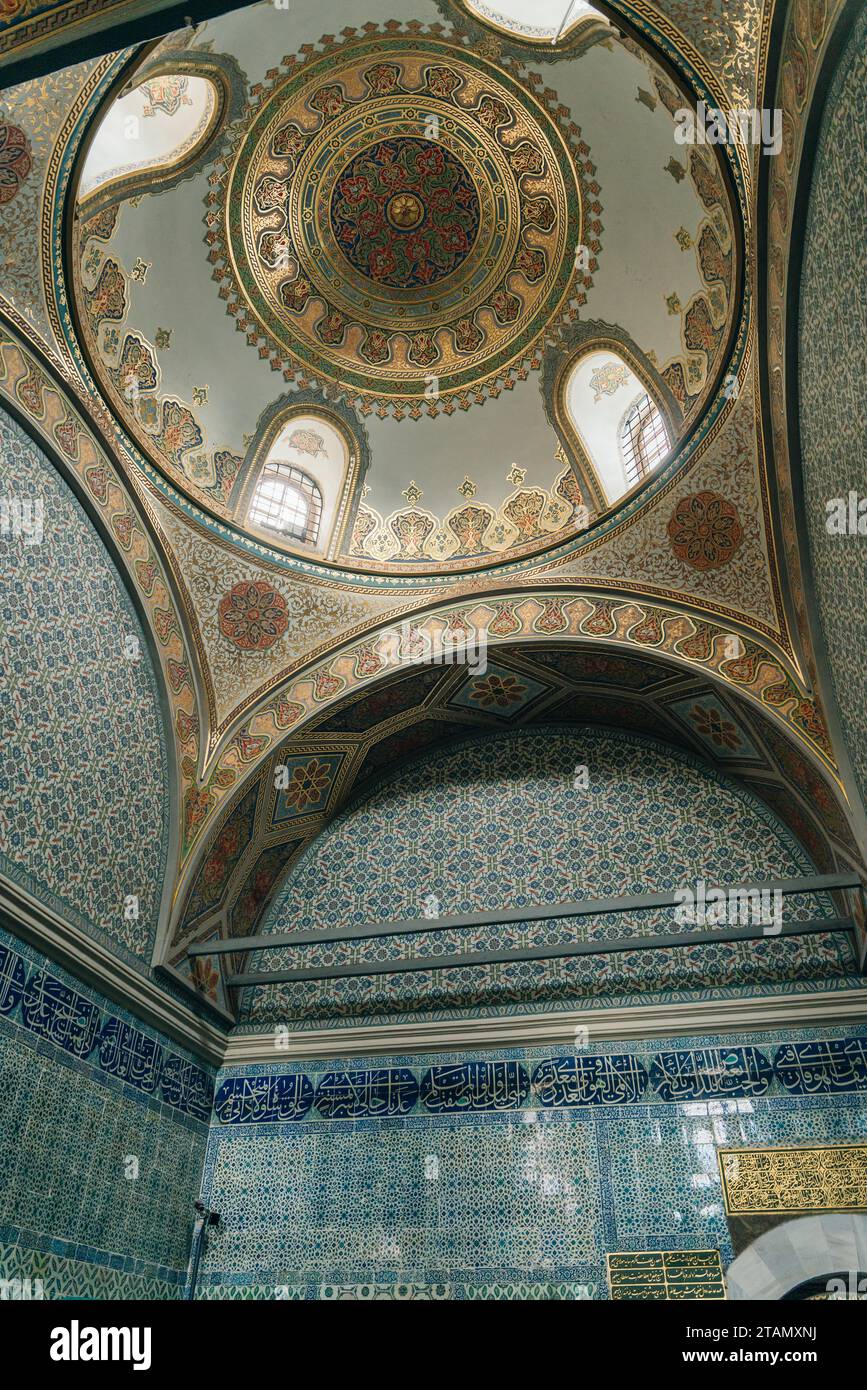 Istanbul, Turkey - January 2023 Interiors and exhibits in Topkapi ...
