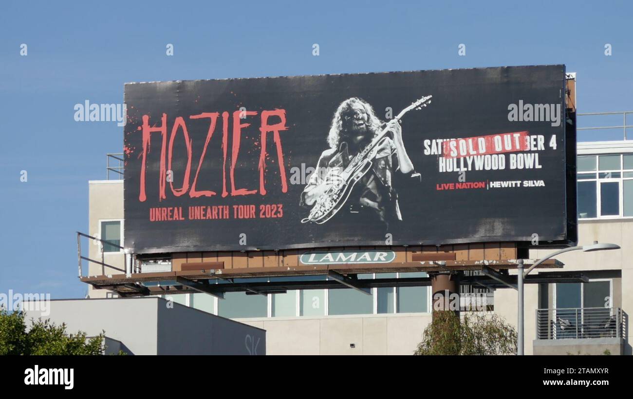 Los Angeles, California, USA 1st December 2023 Musician/Singer Hozier ...