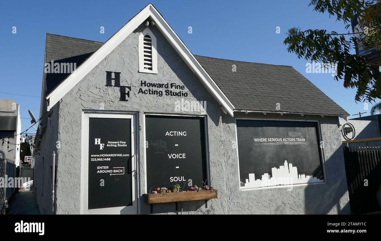 Los Angeles, California, USA 1st December 2023 Howard Fine Acting ...