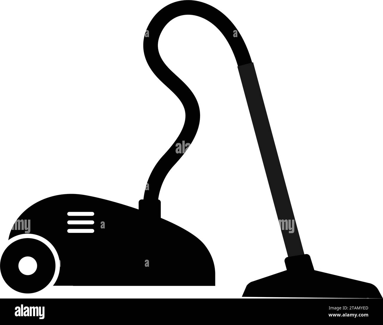 Upright vacuum cleaner Black and White Stock Photos & Images - Alamy